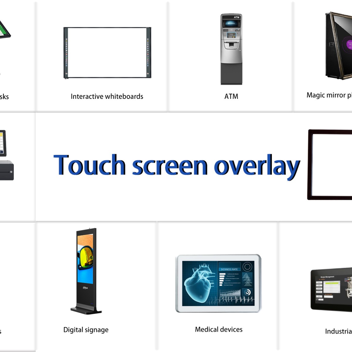 What kind of product can we make with infrared touch screen overlay ...